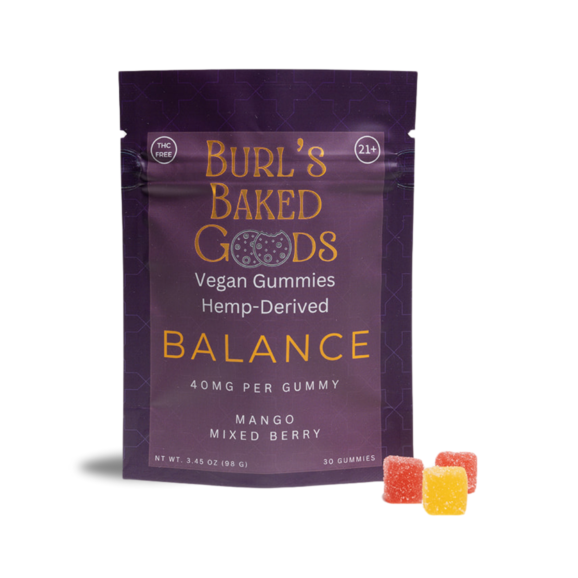 Balance Gummies (T-Free) 40mg – Yuyo Botanics